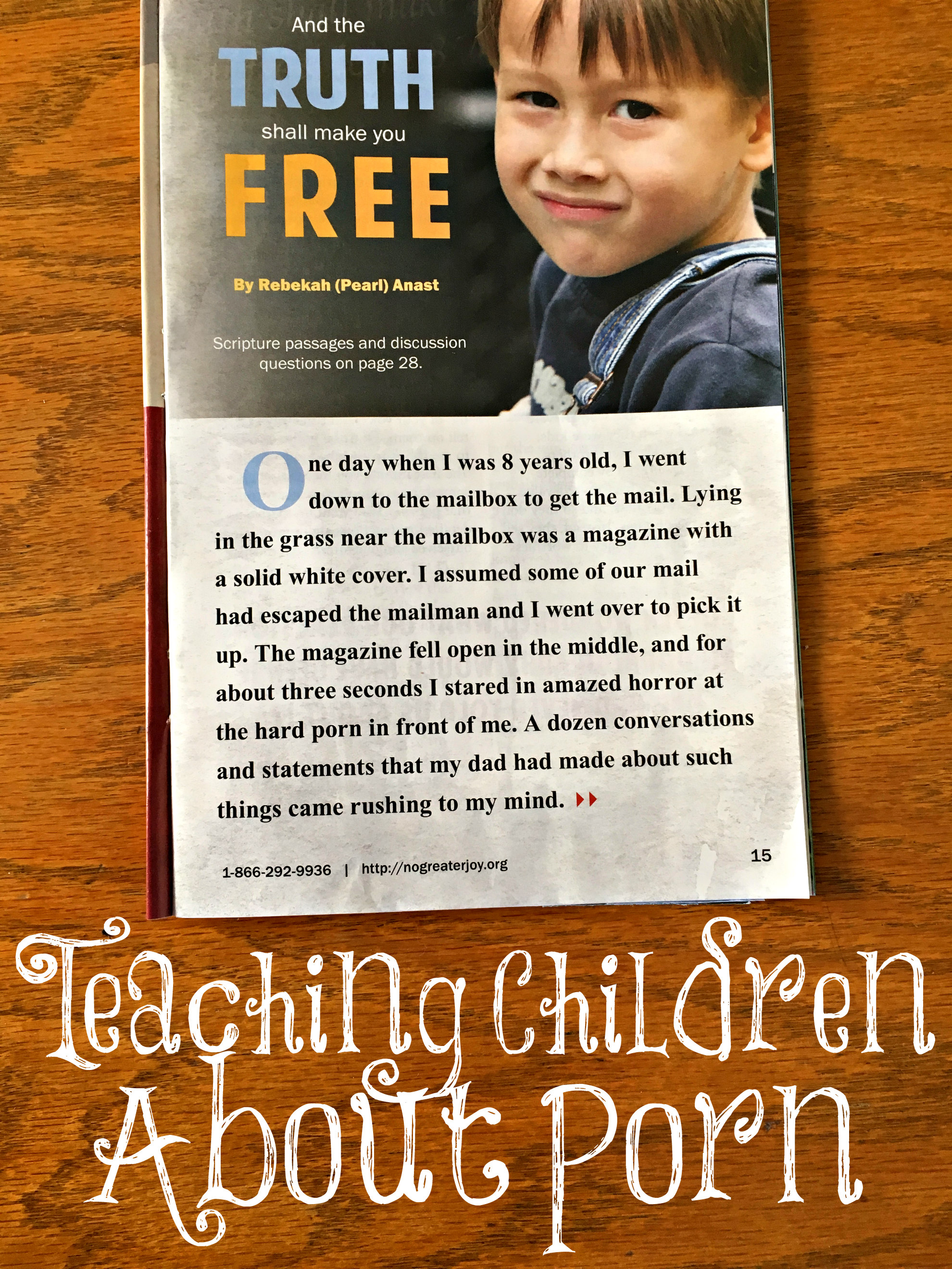 Teaching Children About Pornography – The Transformed Wife